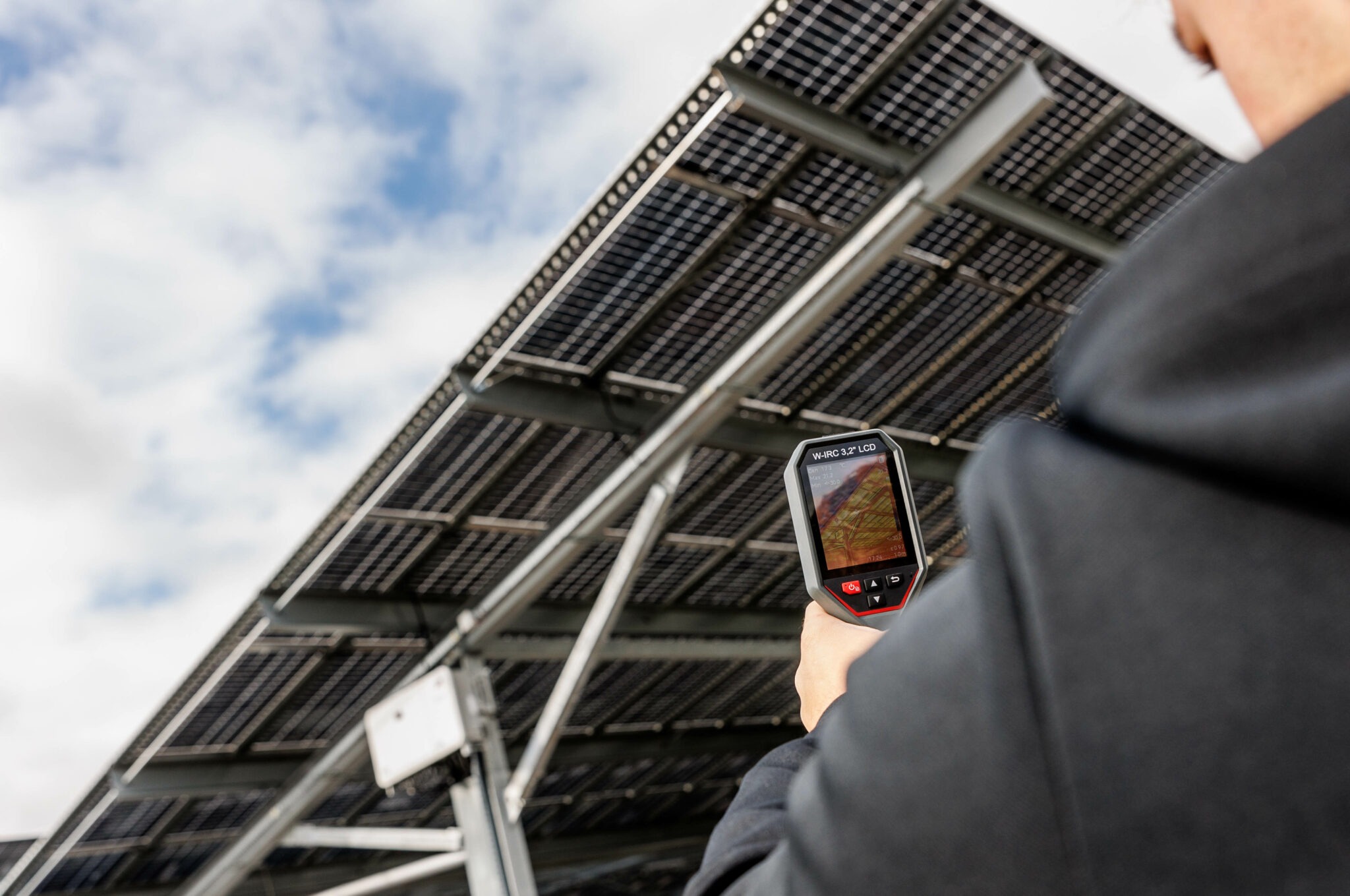 Caméra thermique infrarouge pour détecter les ponts thermiques