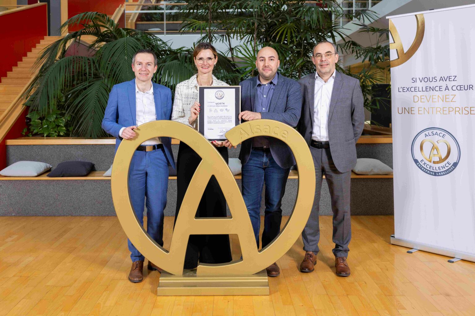 Würth France : Label Alsace Excellence Engagement Durable